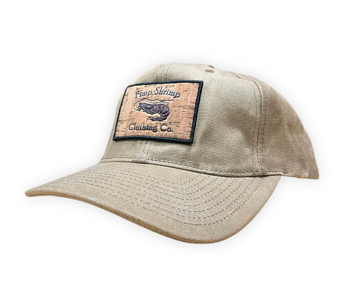 Pimp Shrimp - The Waxed Solid Back Hat – Neuse Sport Shop