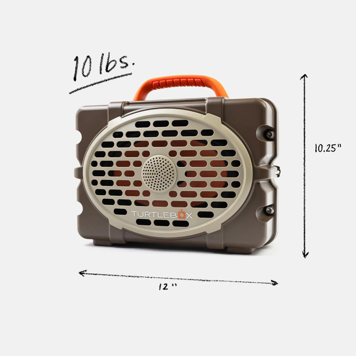 Turtlebox Gen3 Speaker - Delta Brown/Blaze Orange – Neuse Sport Shop